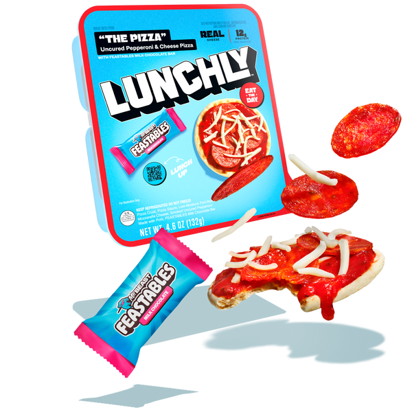 "The Pizza" Entrée - Uncured Pepperoni & Cheese Pizza - Lunchly