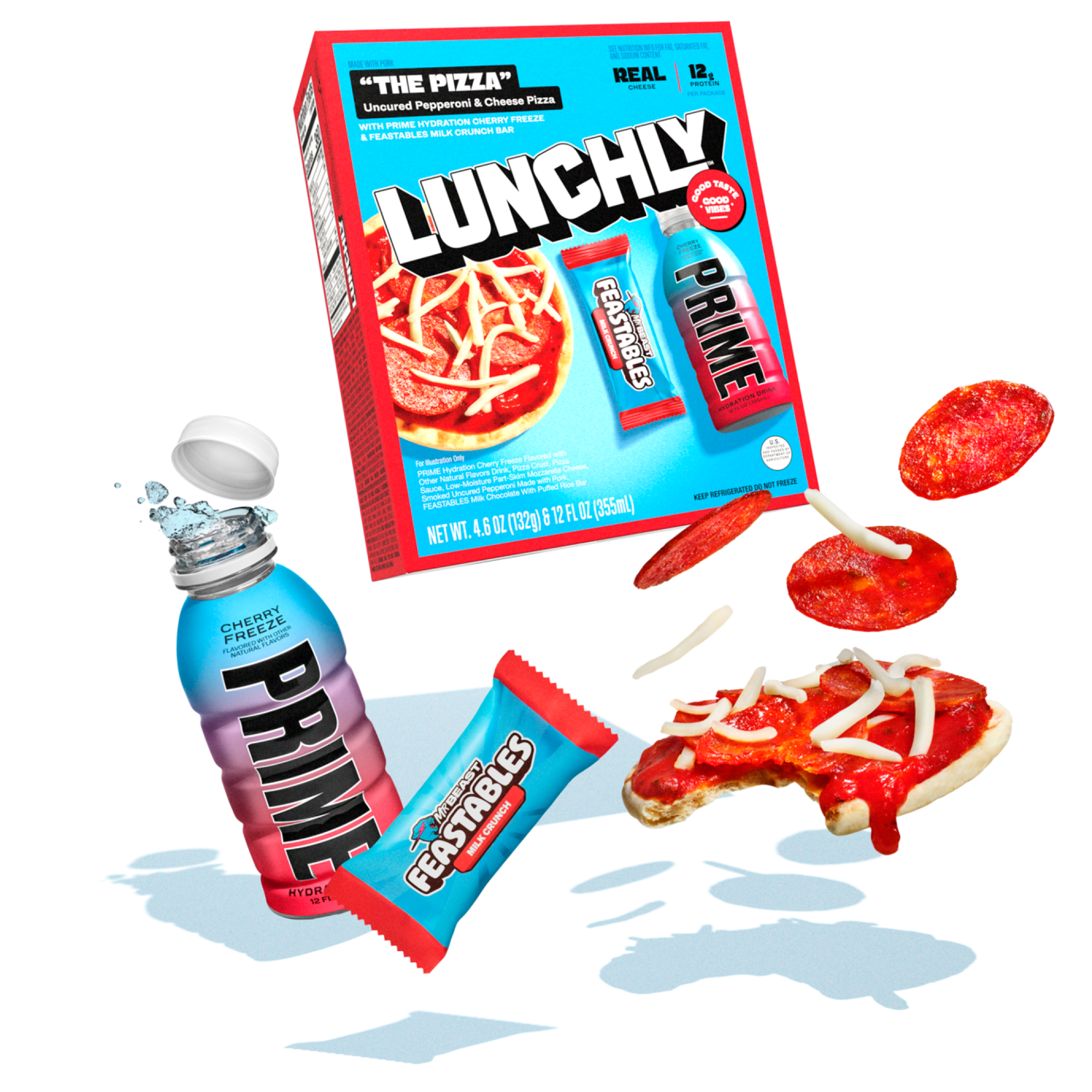 “The Pizza” - Uncured Pepperoni & Cheese Pizza - Lunchly