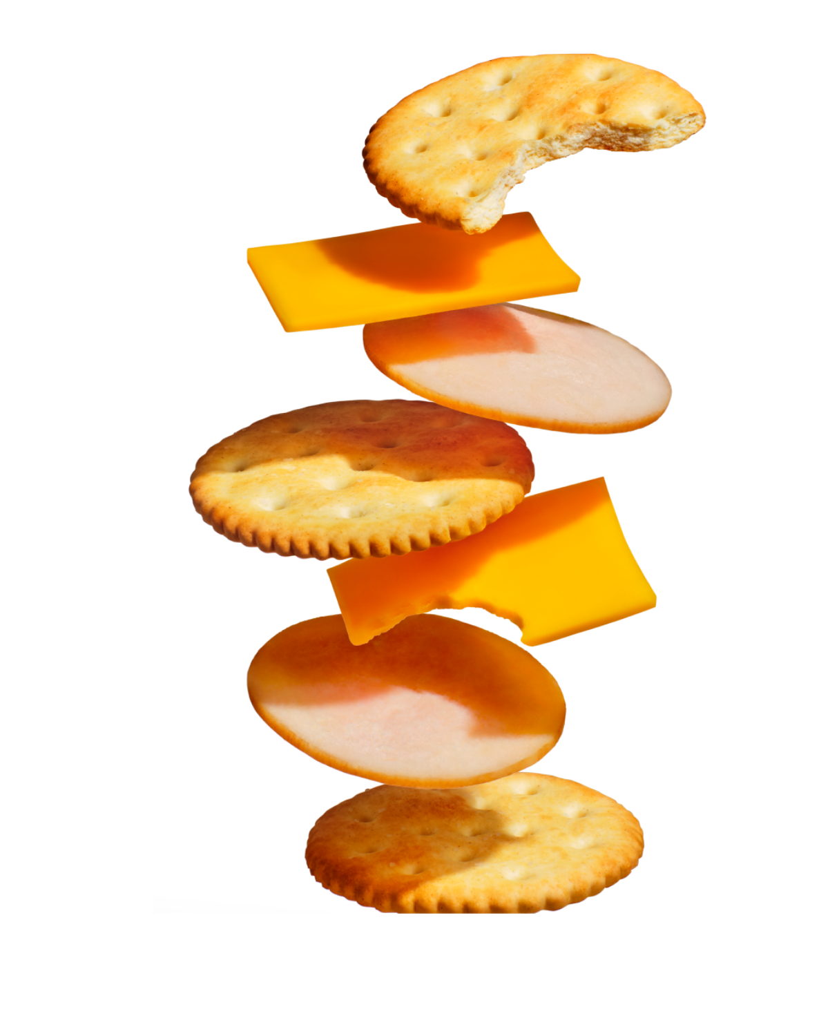 Turkey Stack ‘ems - Turkey, Cheddar Cheese & Crackers - Lunchly