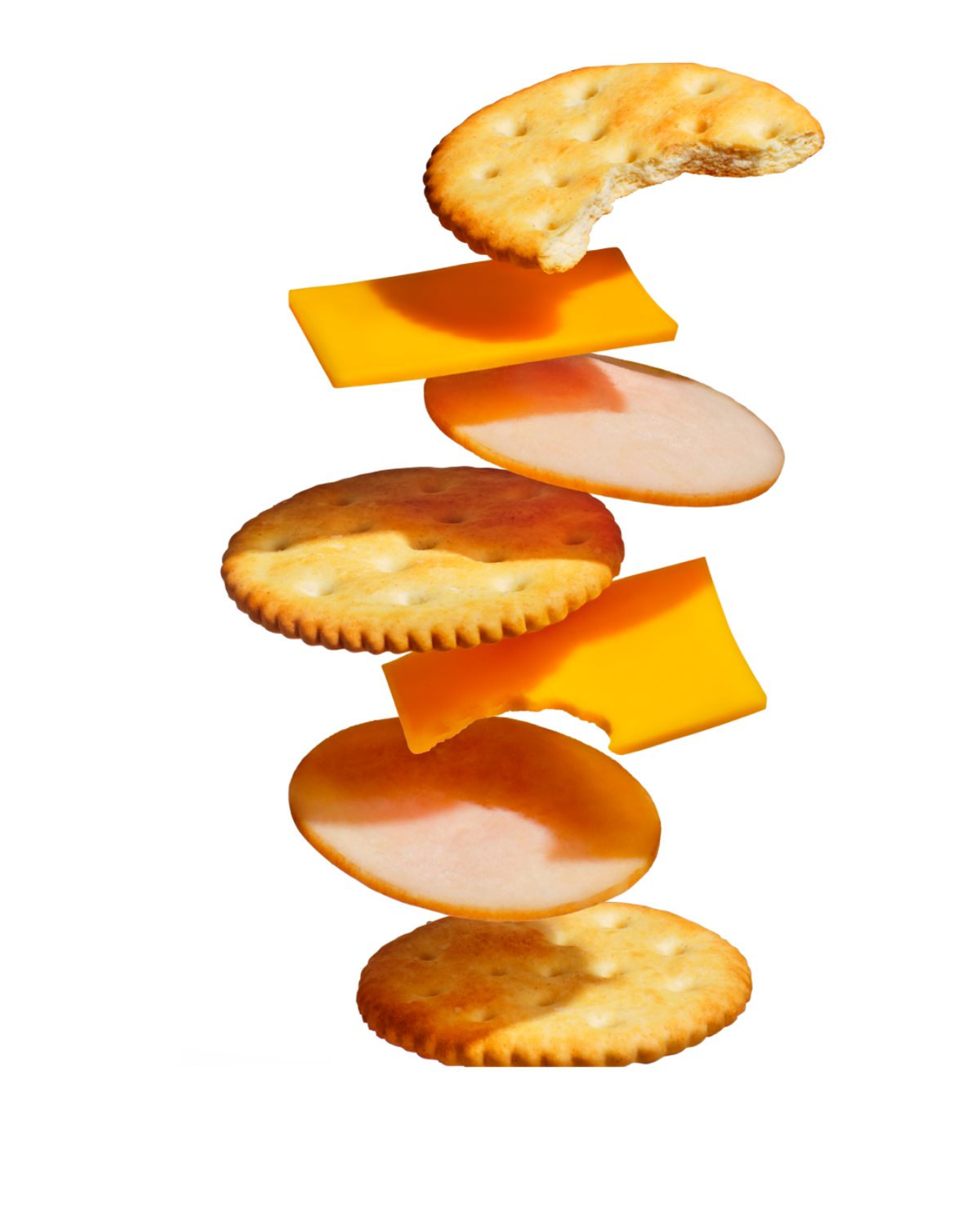 Turkey Stack ‘ems - Turkey, Cheddar Cheese & Crackers - Lunchly